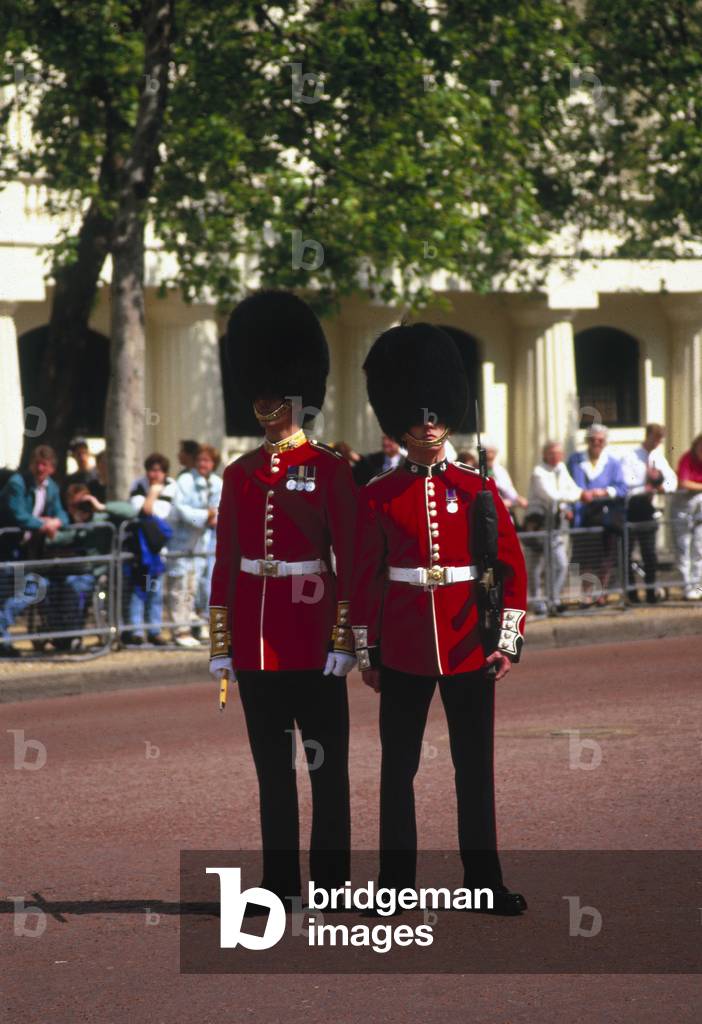 Image of Members of the Queen's Guard, London, 1990s