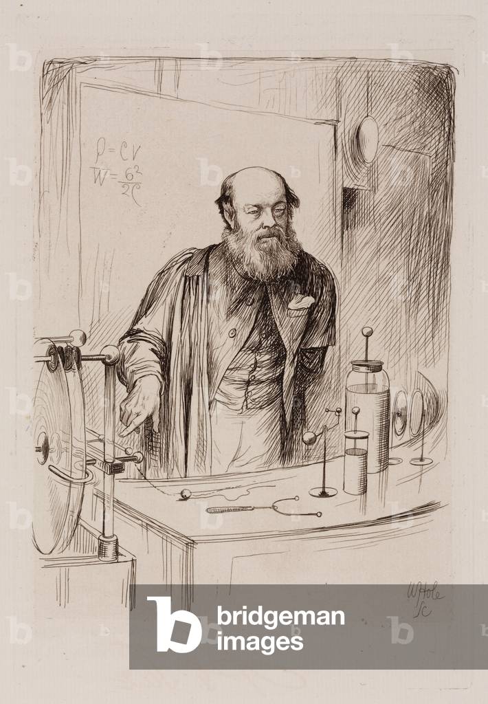 Image of Peter Guthrie Tait, Scottish mathematician and physicist, 1884