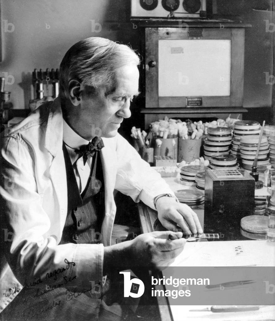 Image of Professor Alexander Fleming, Scottish bacteriologist, c 1930