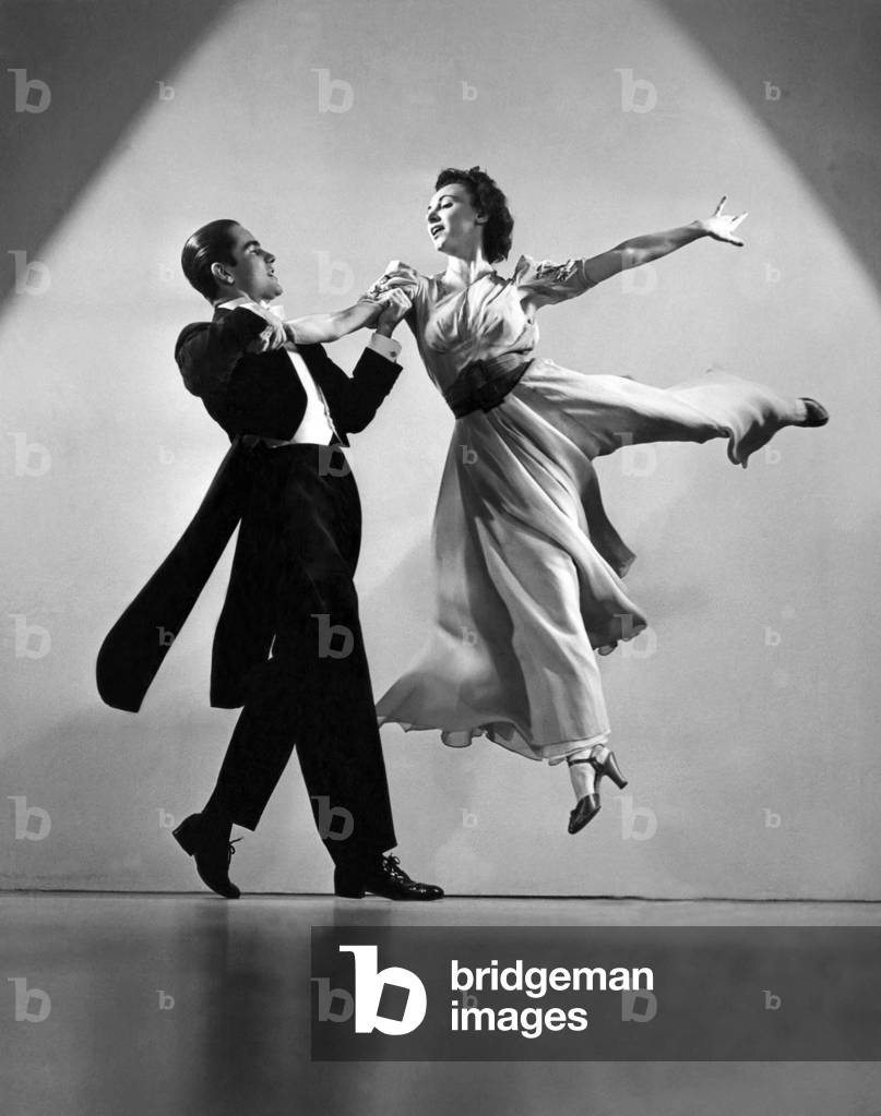 Image of United States: c. 1945. The Gaylord couple modern dance team with