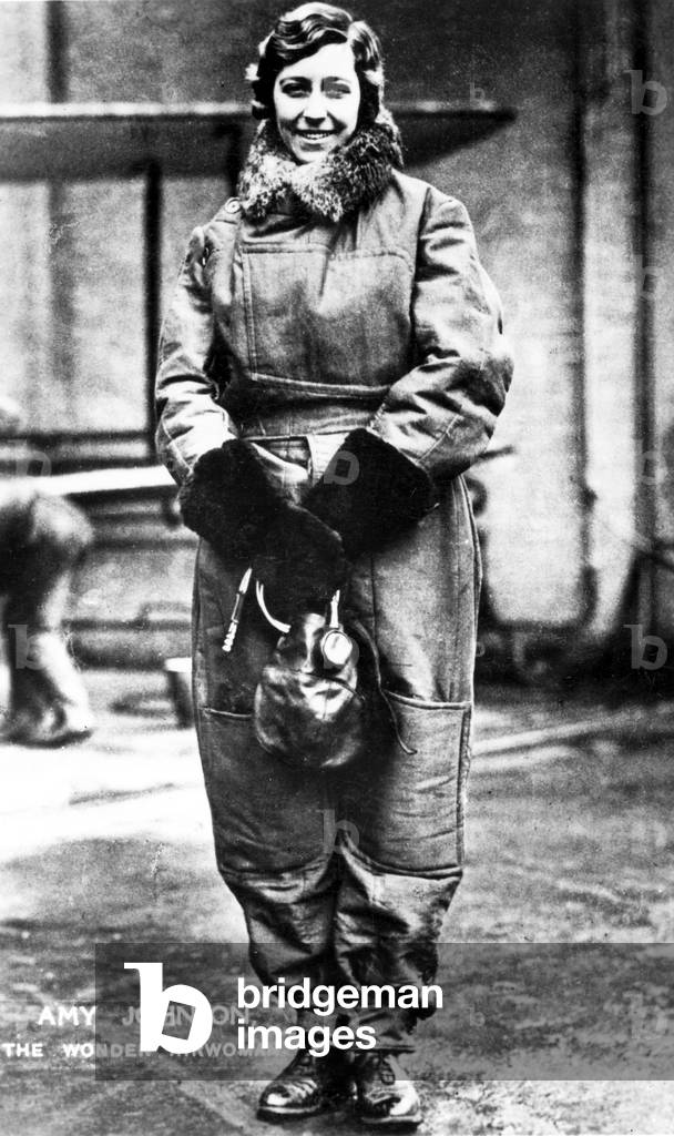 Image of Amy Johnson, English aviator, c 1930