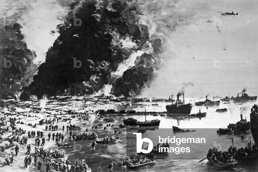 Image of Bataille de Dunkerque 1940 Dunkirk, France: c. June 1, 1940. The