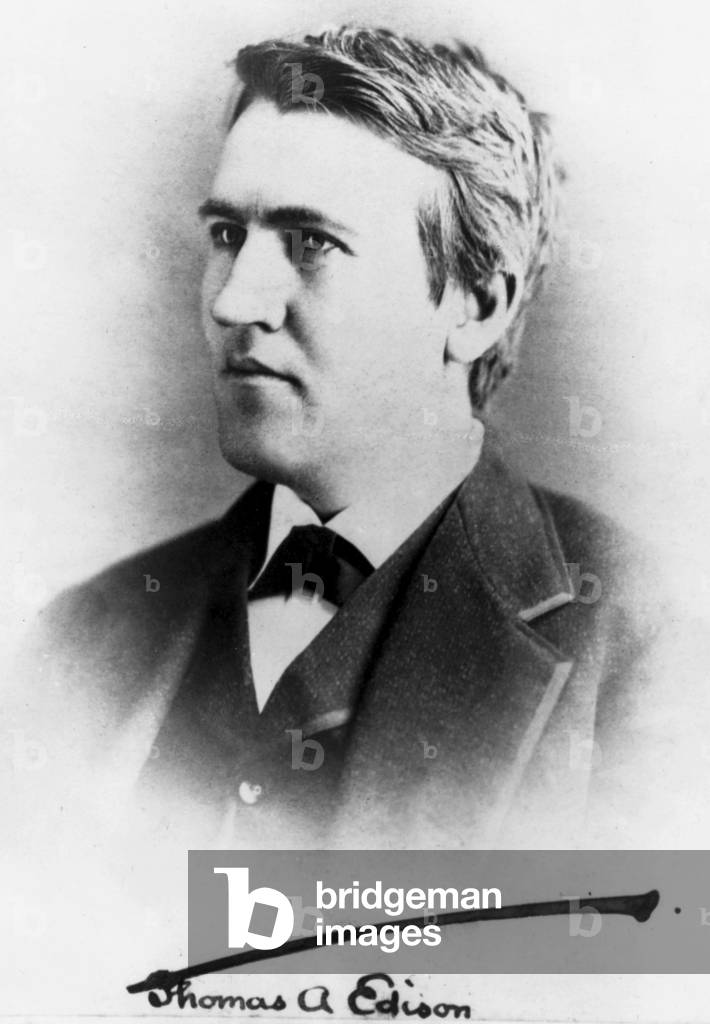 Image of Thomas Edison, American inventor, c 1880