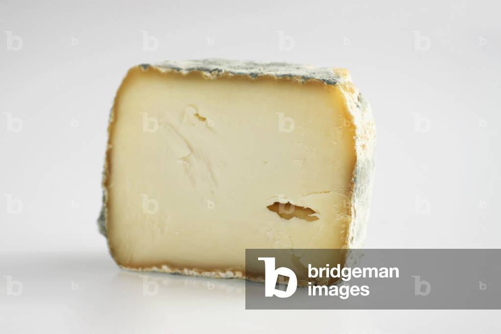Image of Slice of French Crottin de Chavignol AOC goat's cheese