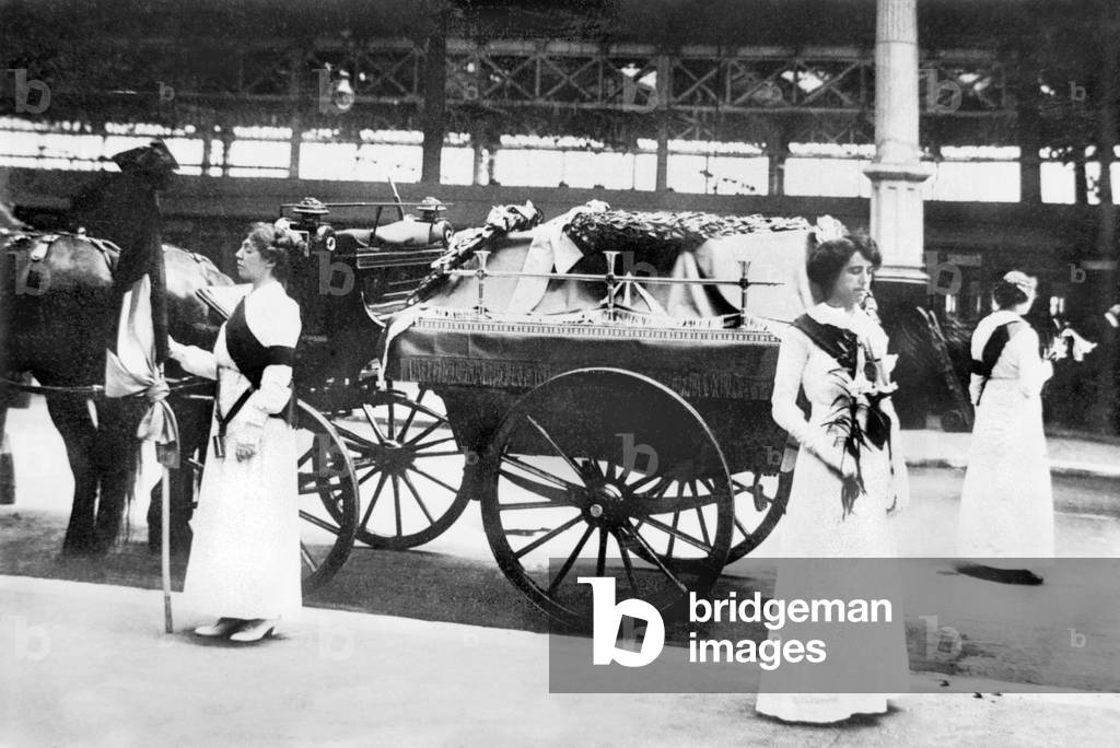 Image of United Kingdom : The Funeral Of Suffragette Emily Davidson At