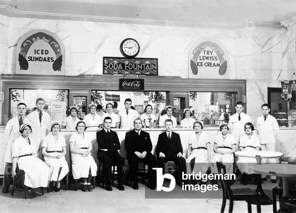 Image of United Kingdom : The Lewis's Department Store's Soda Fountain and
