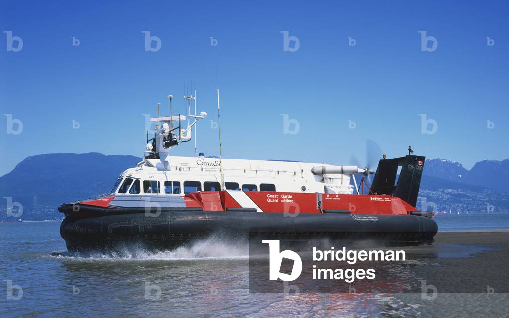 Image of A side view of a rescue hovercraft.-Photo by Richard Leeney ...