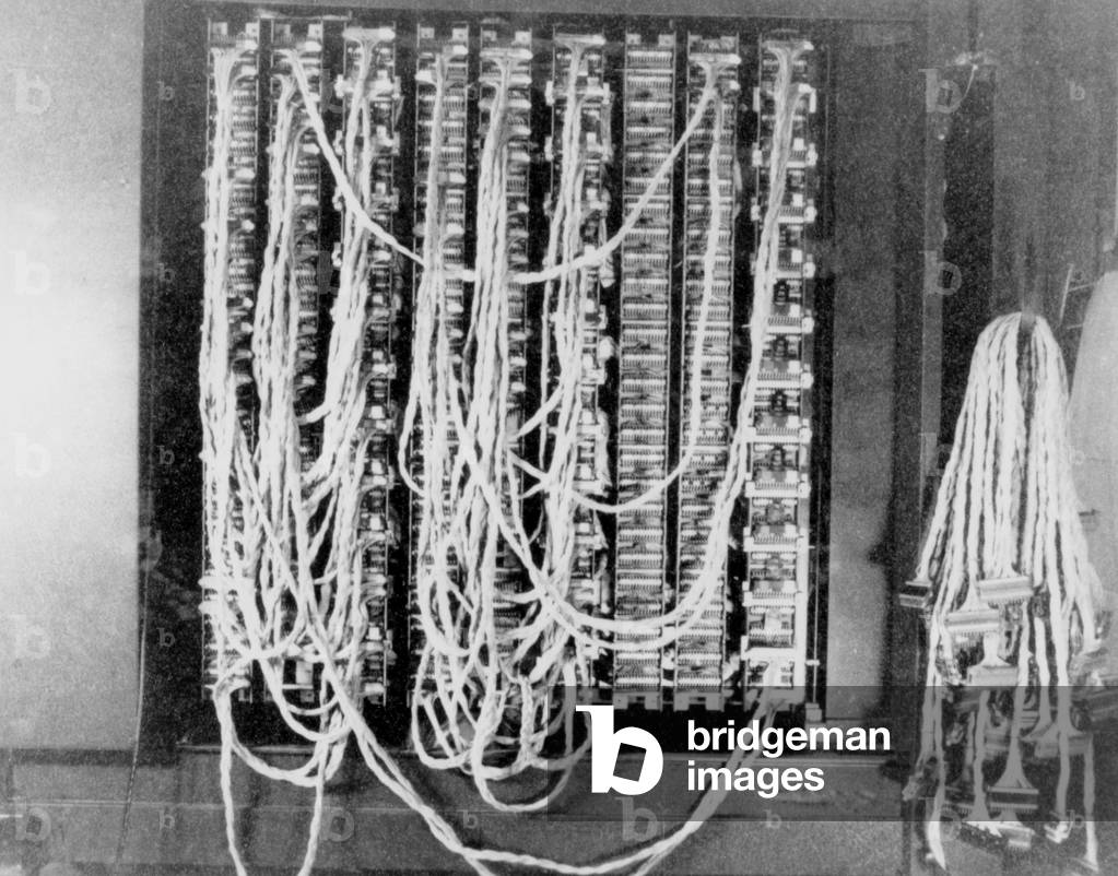 Image of Code Breaking A 'Bombe' code-breaking machine at Bletchley ...