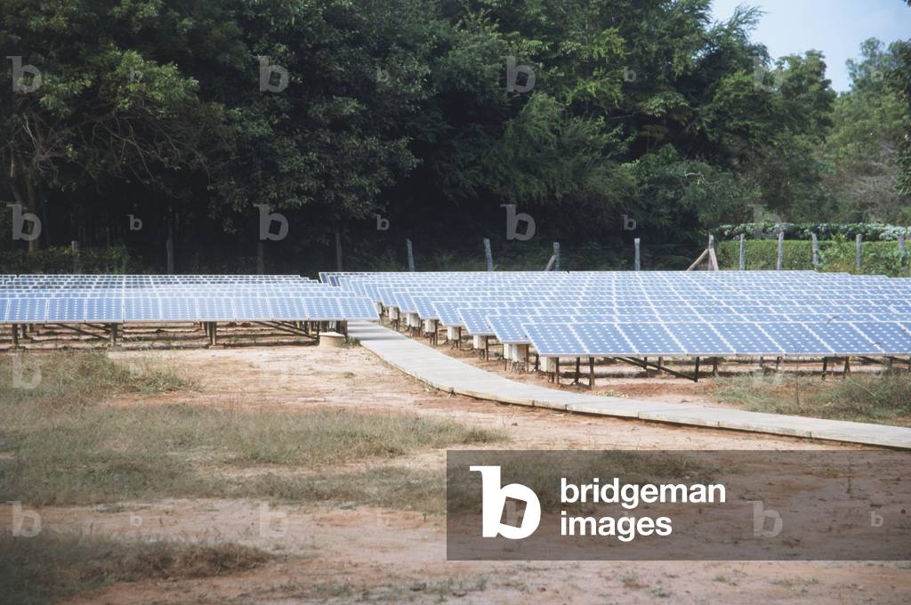Image of Solar power at Auroville, India-Photo by Christopher Gable and ...