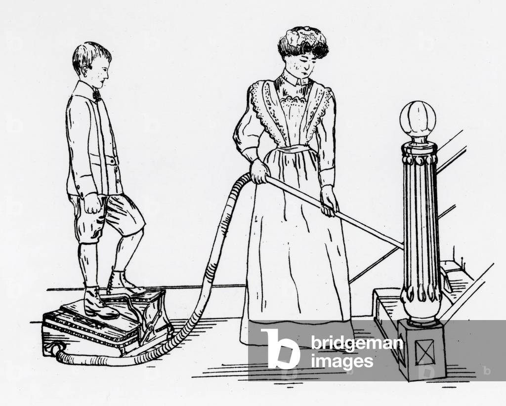 Image of Griffith' foot-operated vacuum cleaner, 1905