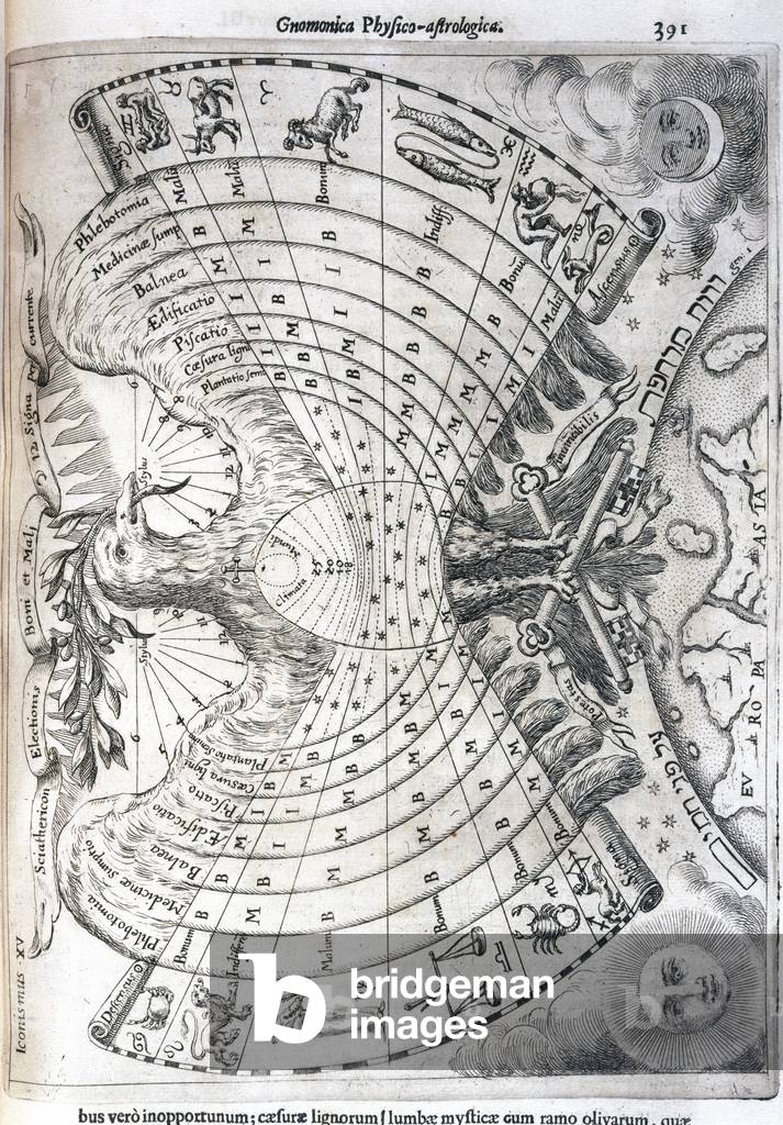 Image of Astrological chart, 1646