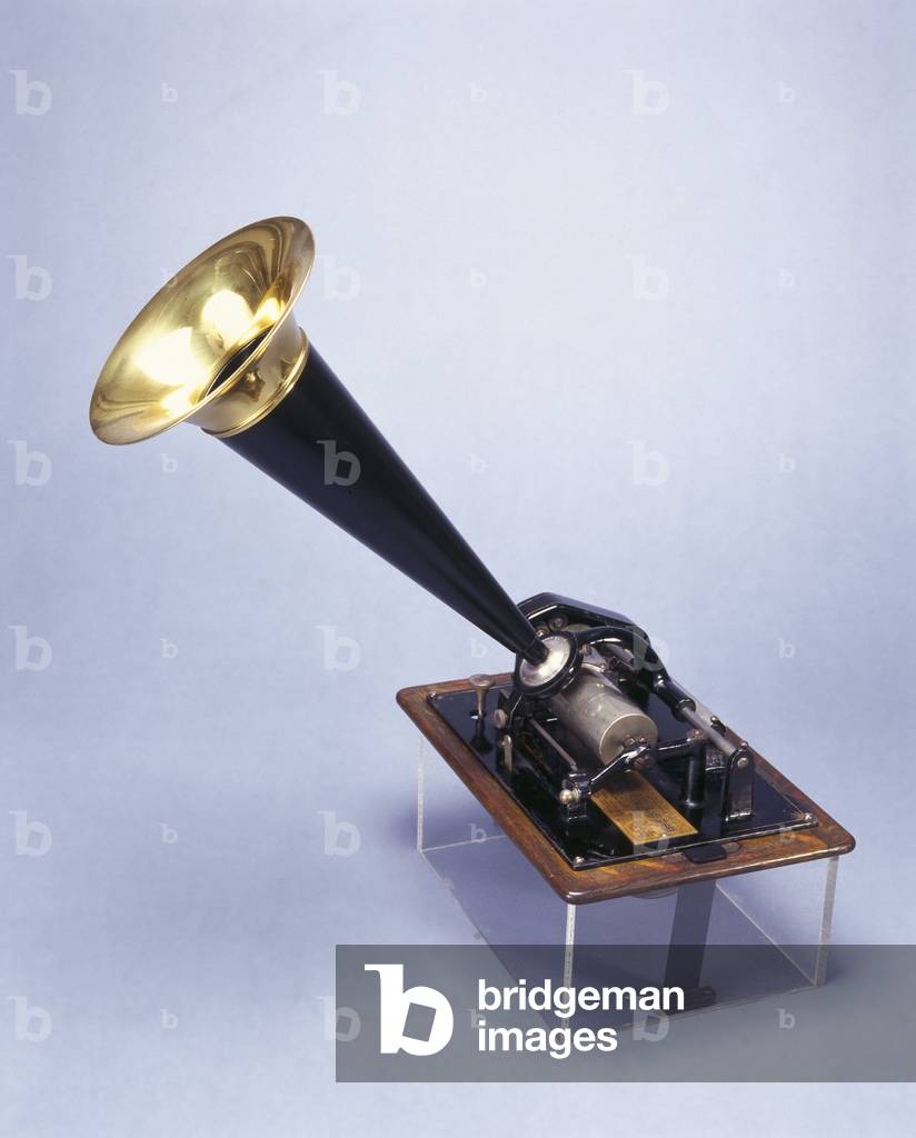 Image of Edison Phonograph, c 1880