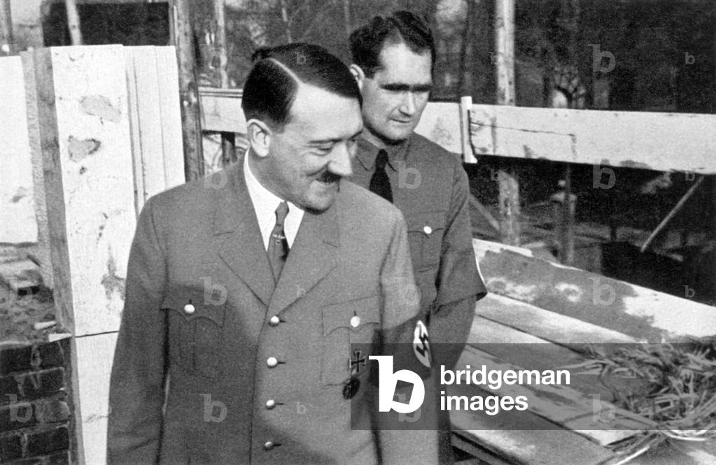 Image Of Germany Adolf Hitler And Rudolf Hess 1894 1987 In Munich