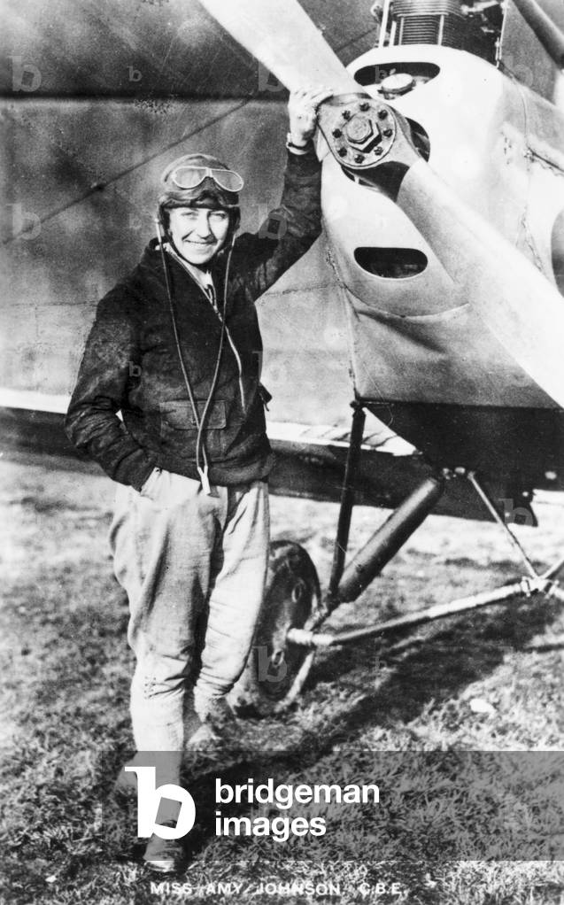 Image of Amy Johnson, English aviator, c 1930s