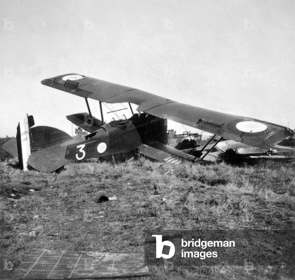 Image of France : Destroyed French aircraft
