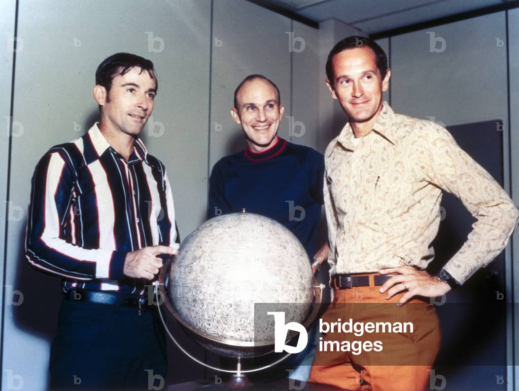 Image of Manned Space Flight, USA, Apollo 16 Apollo 16 astronauts, 1972