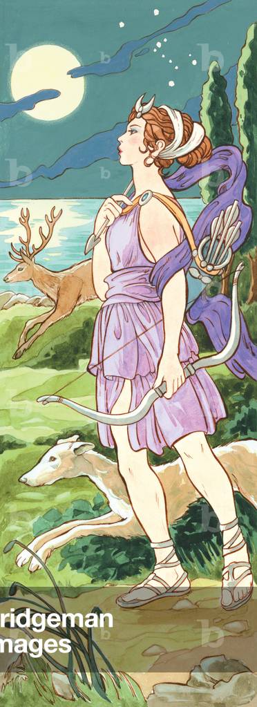 Artemis Greek Goddess Of The Hunt Drawings