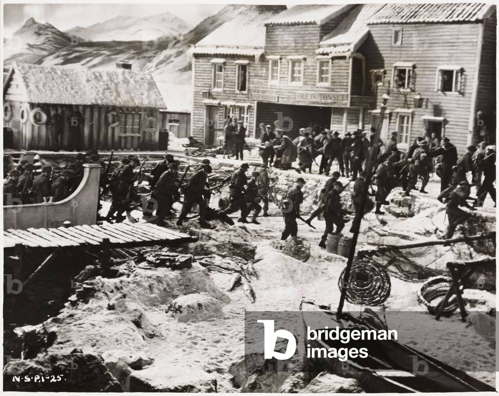 Image of Commando raid, 1942 A photograph of a scene from the