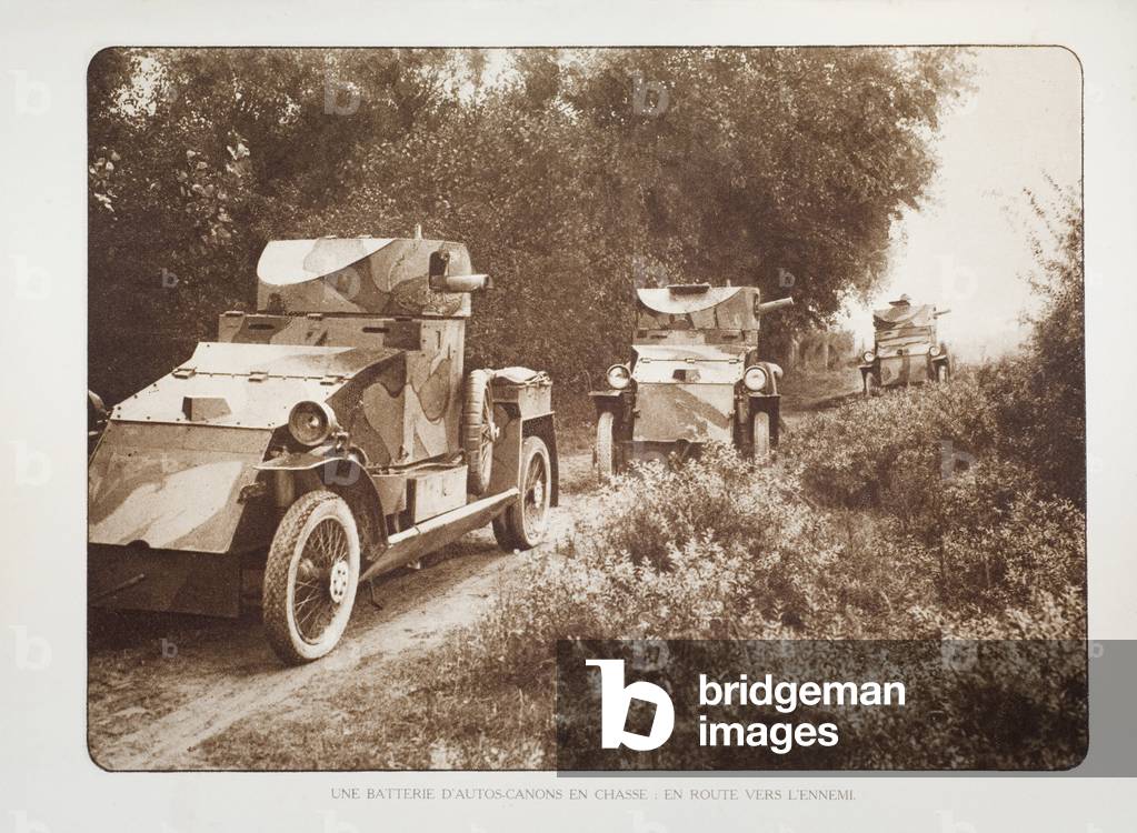 Image of Cars fitted with armour and cannons modified into tanks in by ...