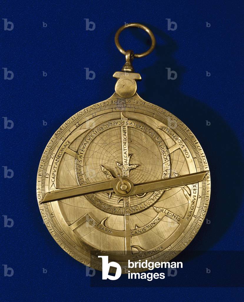 Image of Brass planispheric astrolabe with Gothic script, 1495-1505