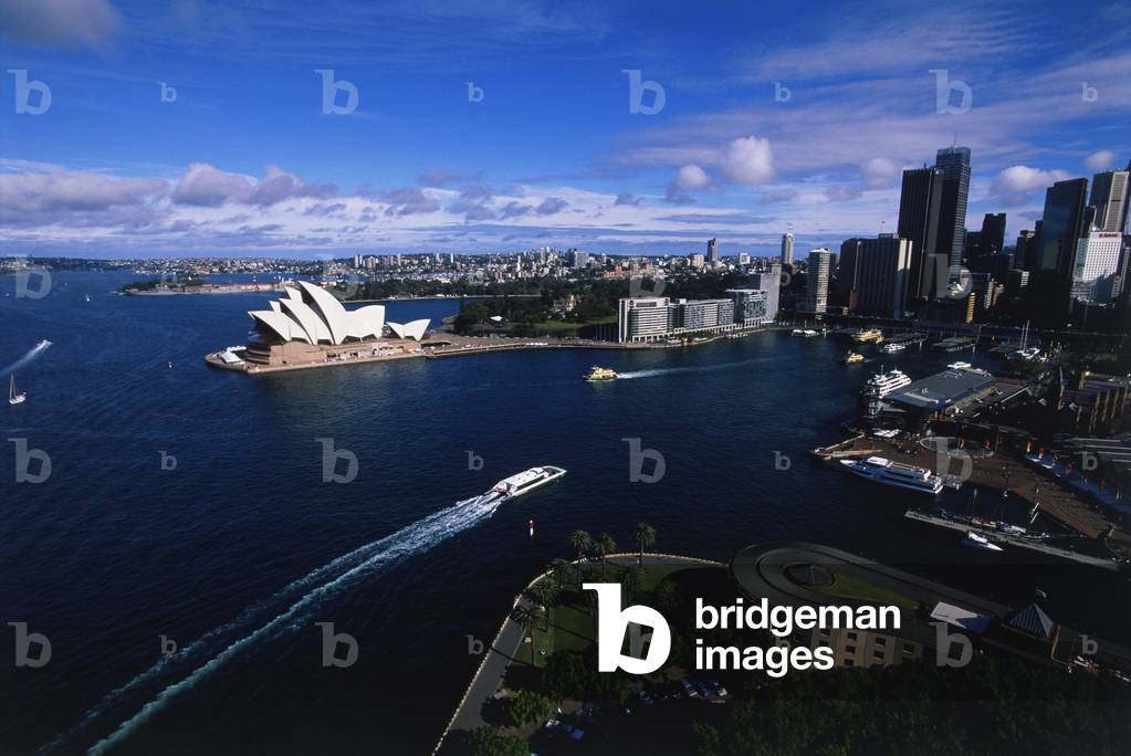 Image of Australia, Sydney, view of Sydney Harbour and Sydney Opera House
