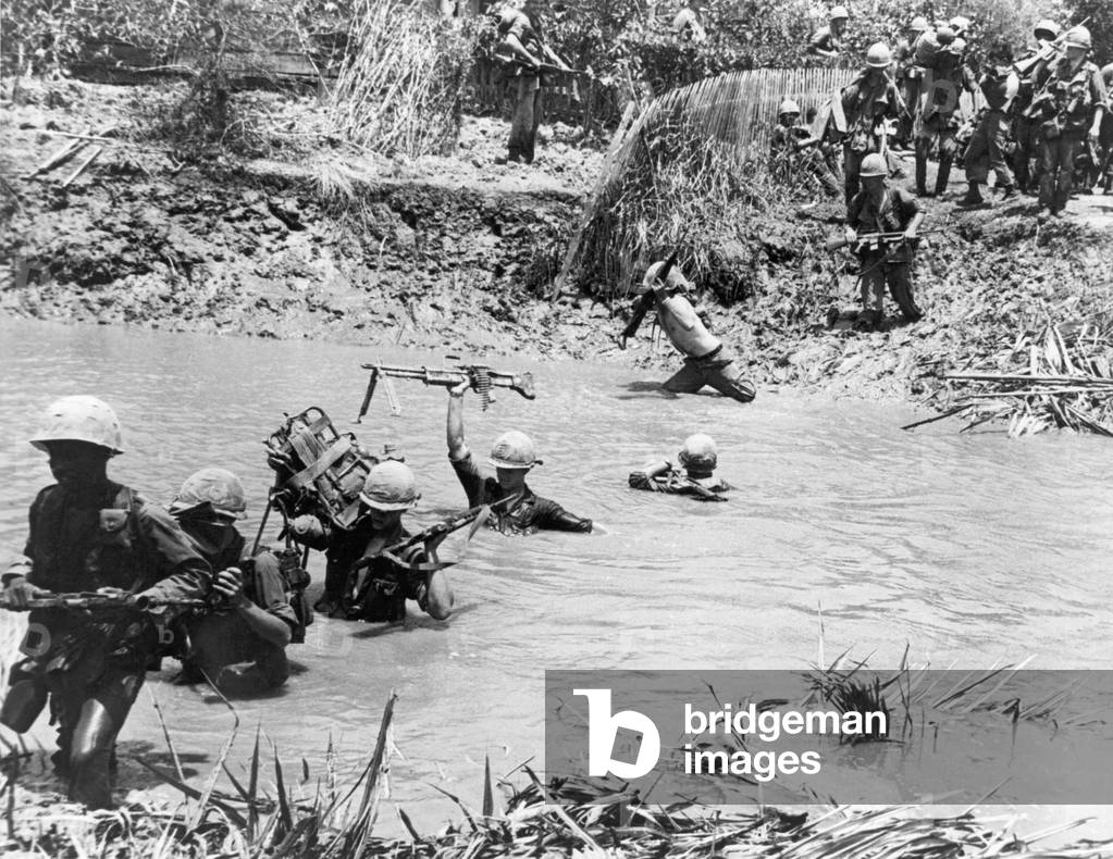 Image of Mekong Delta, Vietnam: 1967 Members of the 9th Infantry ...