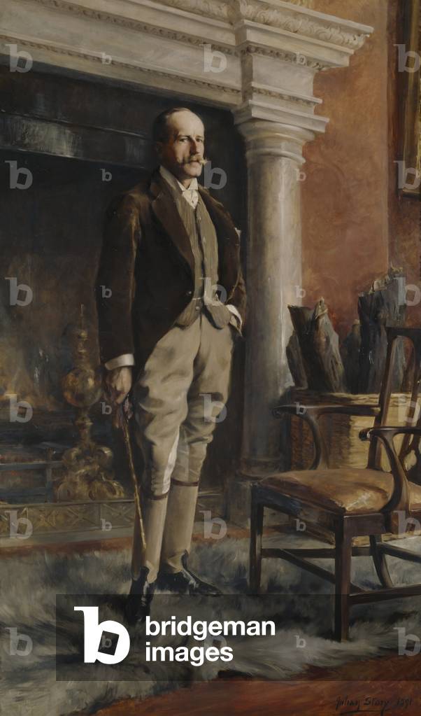 Image of Portrait of George William Henry Venables, 1891 (oil on canvas ...