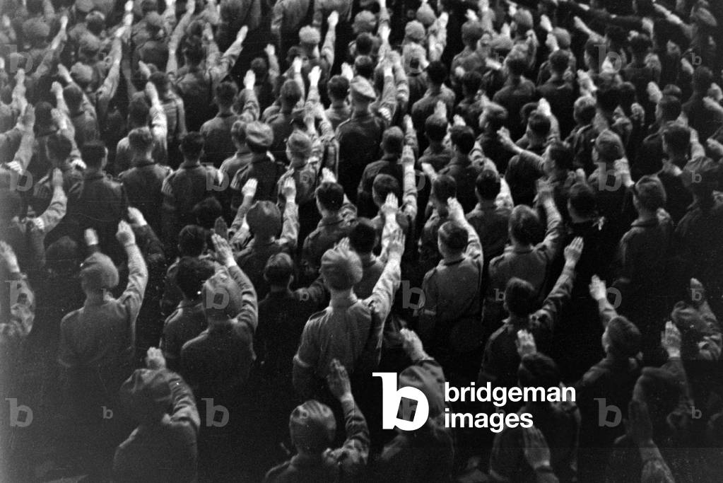 Image of Nazi party event for the Hitler youth Reichssieger competition ...