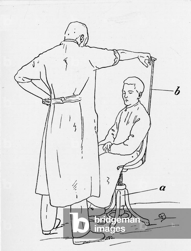 Image of Swivel chair for diagnosing the vestibular apparatus (organ of ...