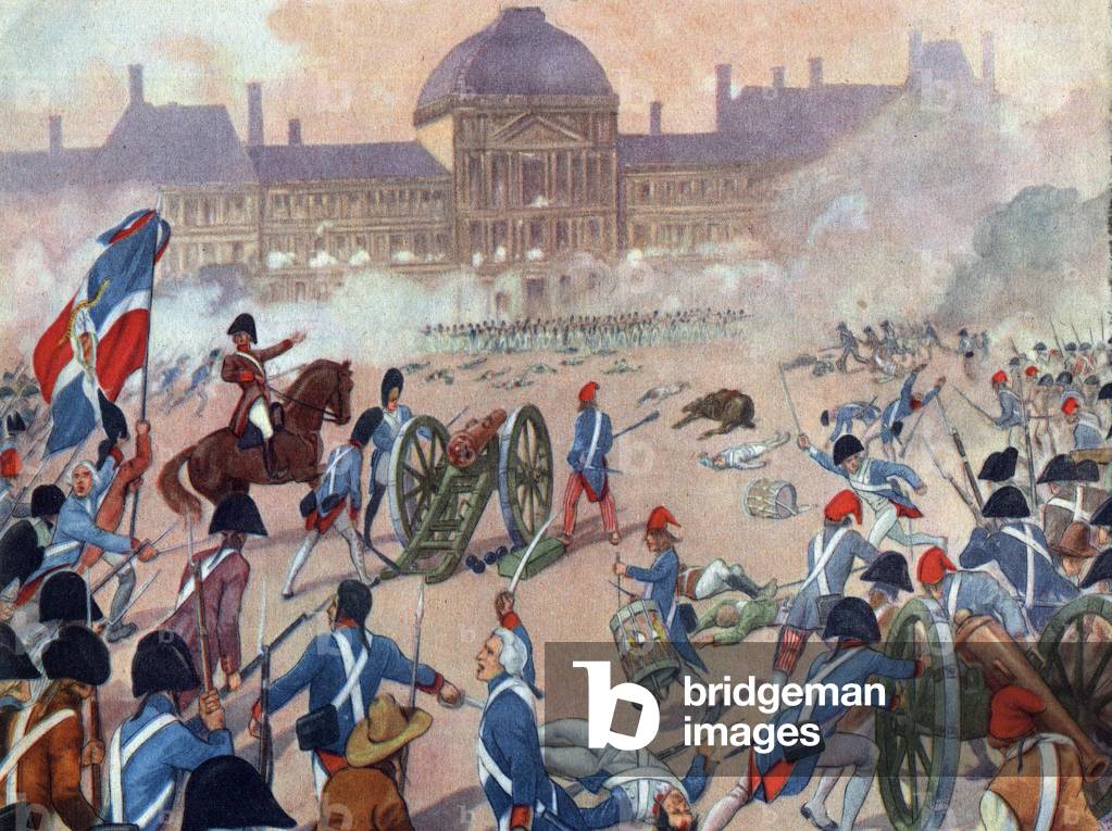 Image of French Revolution: On 10 August 1792 the revolutionary troops ...
