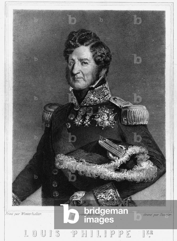 Image of Portrait of Louis Philippe I (1773 - 1850), King of by Unknown ...