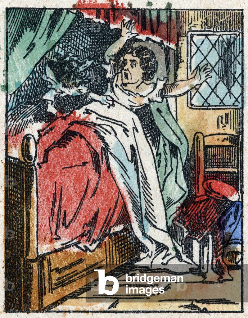 Image of Illustration of the tale “The Little Red Riding Hood”” by by ...