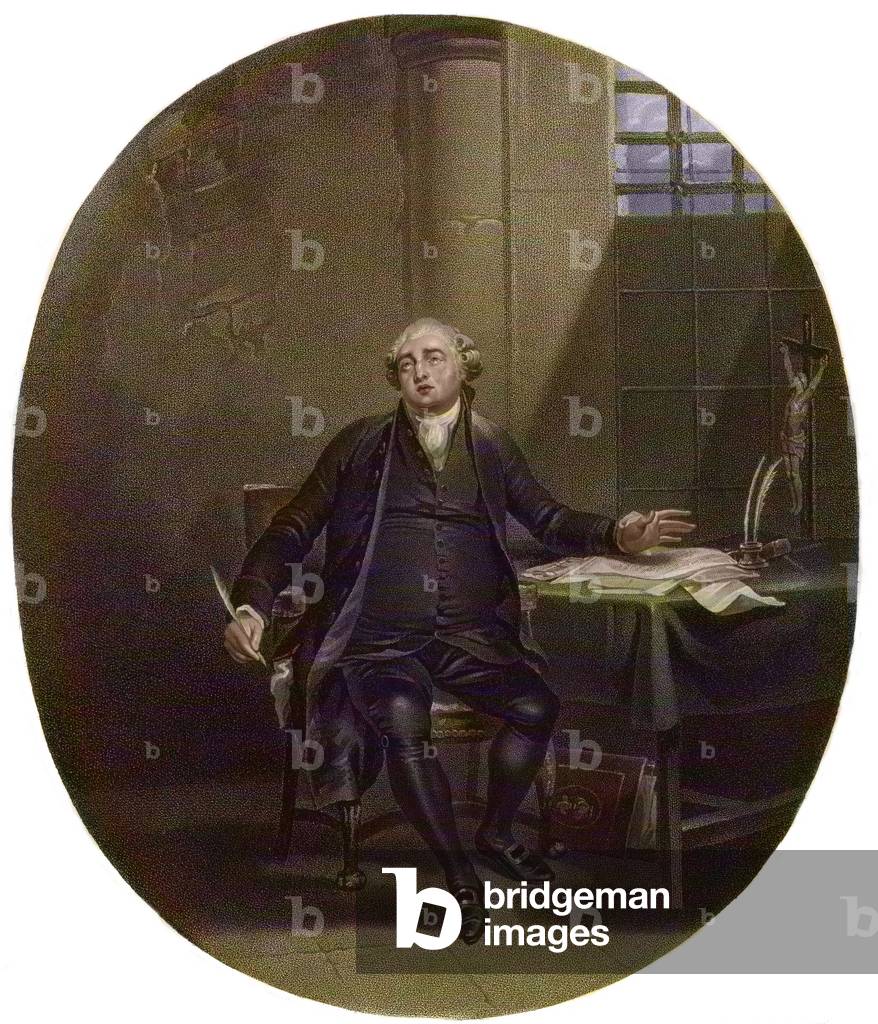 Image of Louis XVI (1754-93 in the Temple 1792 - Louis XVI, by Keating ...