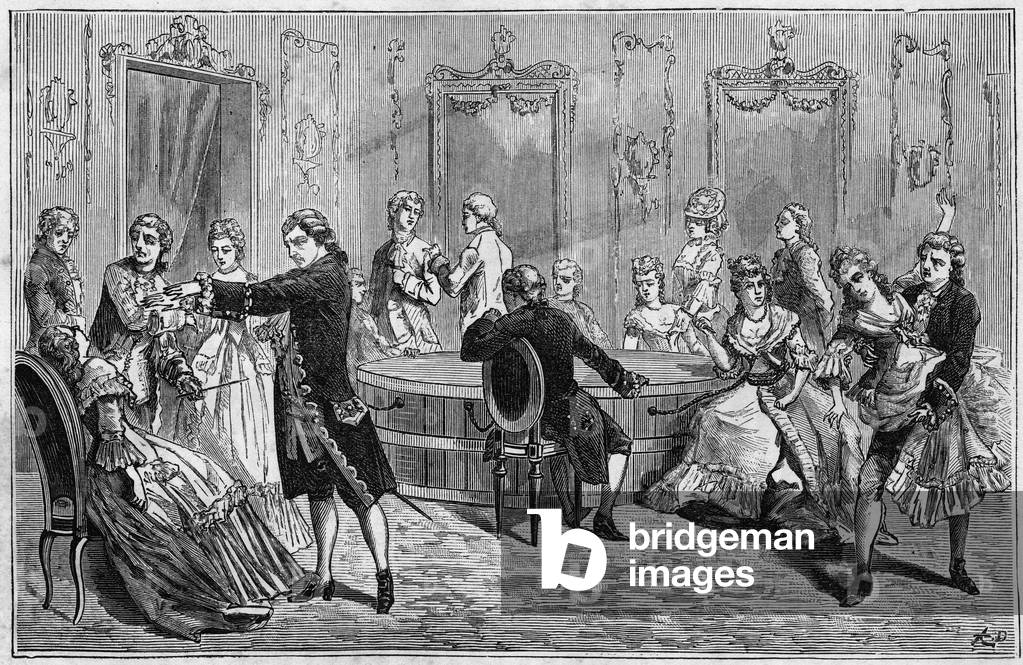 Image of Demonstration by Frederic Antoine Mesmer (Franz Anton Mesmer ...