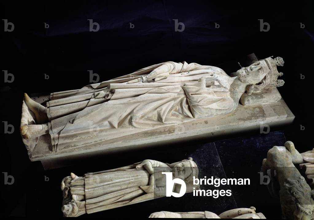 Image of Tombs of Robert II (c.970-1031) 'the Pious' and Jean I by ...