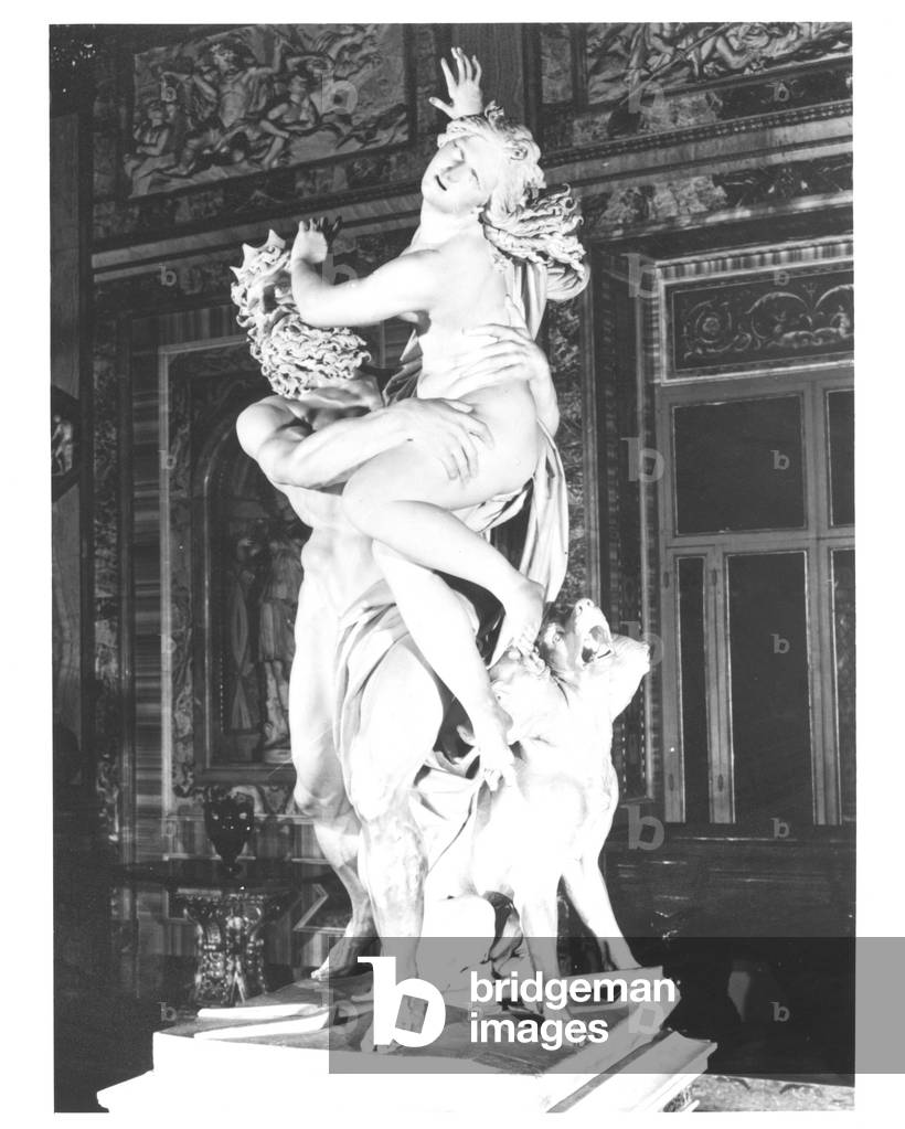 Image of Pluto and Proserpina, 1621-22 (marble) (b/w photo) by Bernini ...