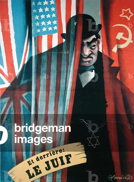 Image of Behind the Enemies: The Jew, Second World War poster, 1942 by ...