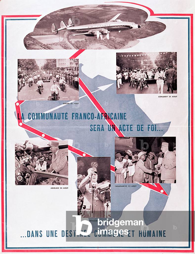 Image of Propaganda poster promoting a Franco-African community, 1958 ...