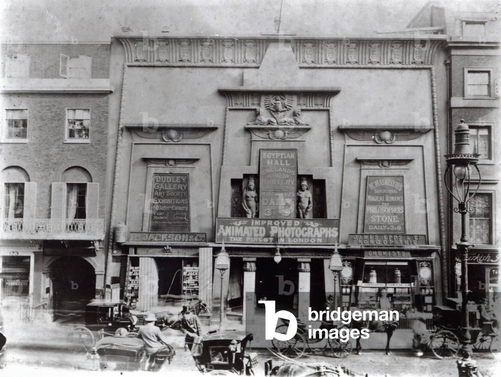 Image of Egyptian Hall, Piccadilly 1895 (b/w photo) by English ...