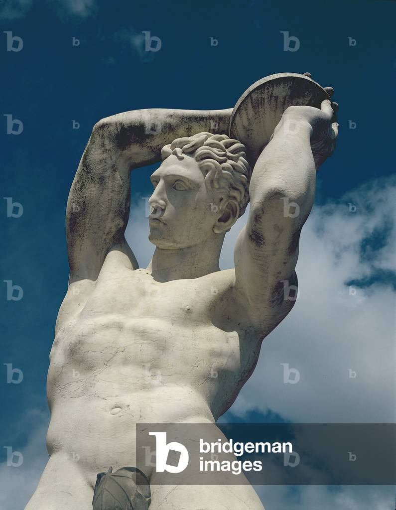 Image of The discus thrower (stone) by Italian School, (20th century)