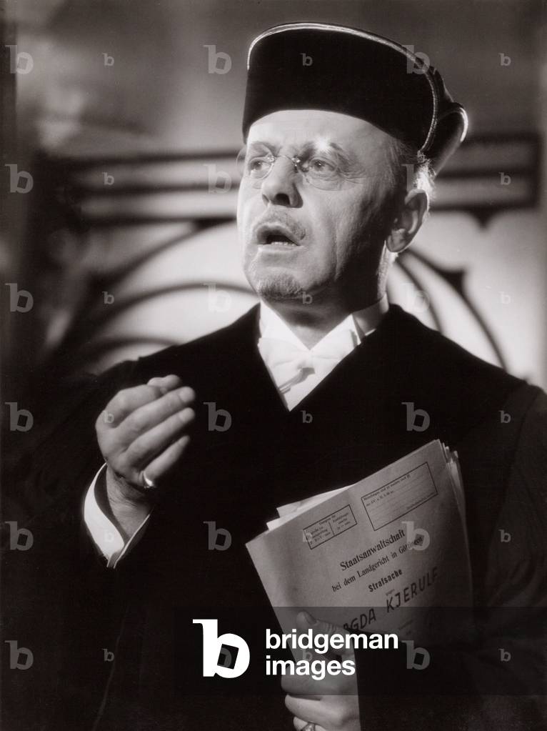 Image of German actor Ernst Waldow in the movie "Hokuspokus", Germany 1953
