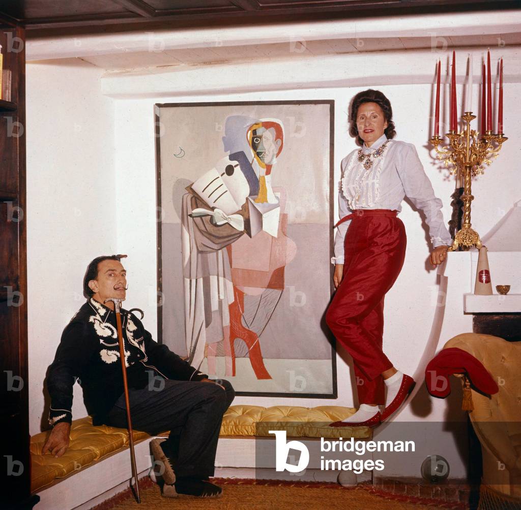 Image of Salvador Dali and his wife Gala, 1950s (photo) by Dali ...