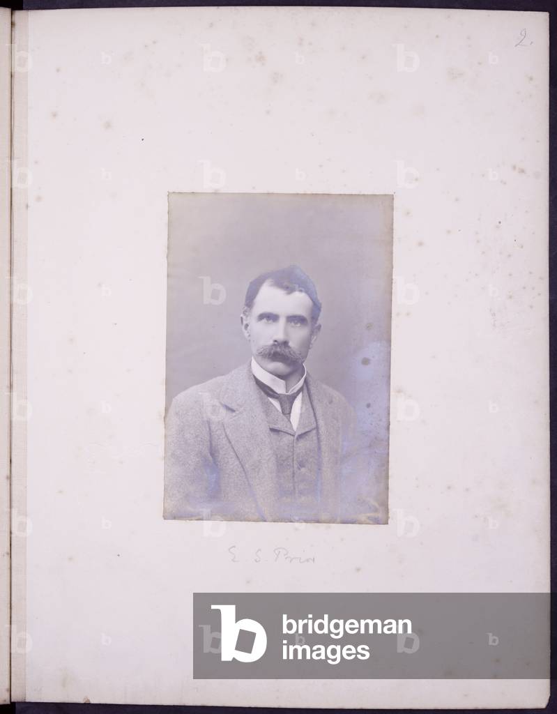 Image of Portrait of ES Prior, c.1900 (b/w photo) by English School ...