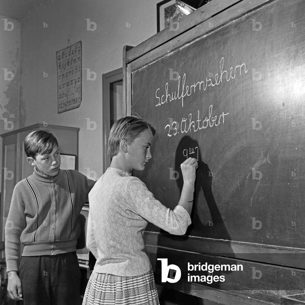Image of School kids at Luedersbuettel, Germany 1960s