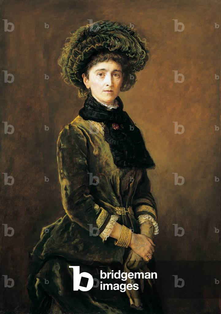 Image of Portrait of Amy Jones (Mrs. John Joseph Jones), 1885 (oil by ...