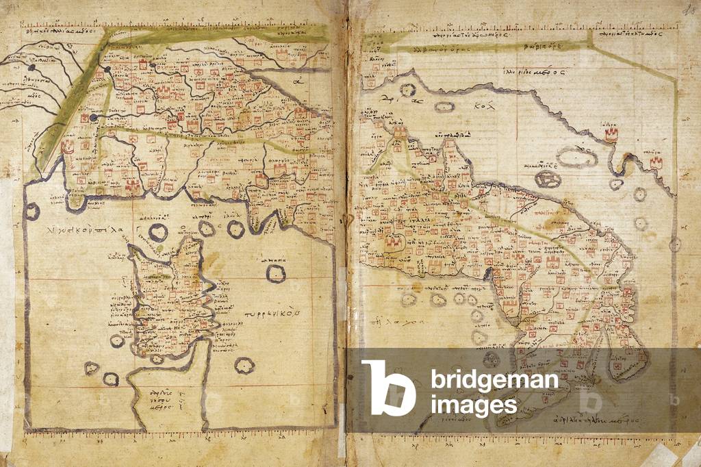Image of Map of Italy with the first Roman expansion by Ptolemy ...