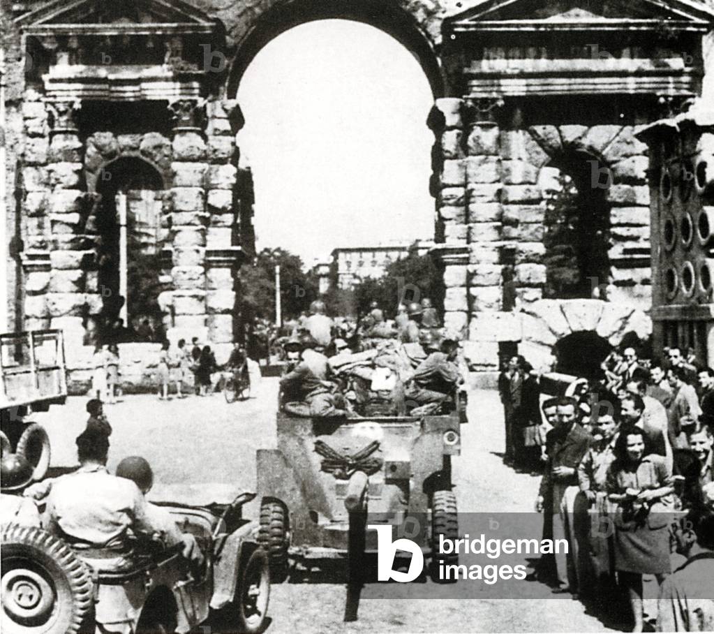 Image of Second World War-Italian Campaign in June 1944 Americans enter ...