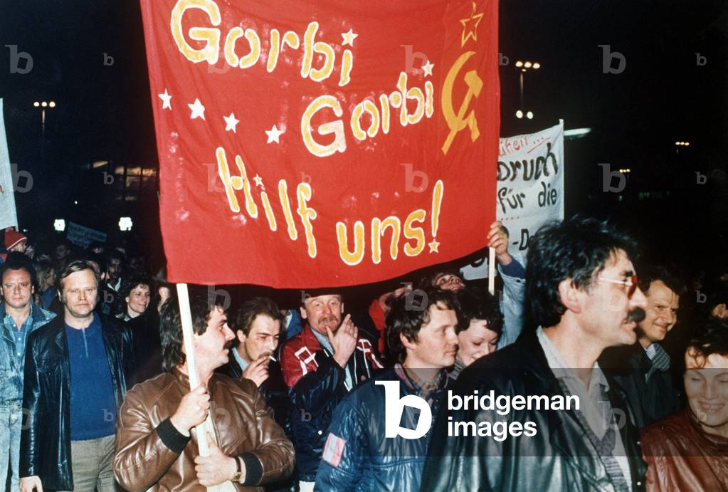 Image of GDR - Demonstrations in Leipzig 1989 (photo)