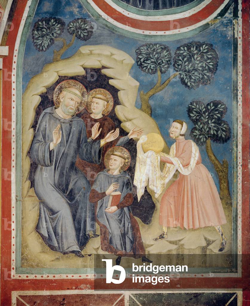 Image of Attempted Poisoning: A woman brings St. Benedict poisoned ...