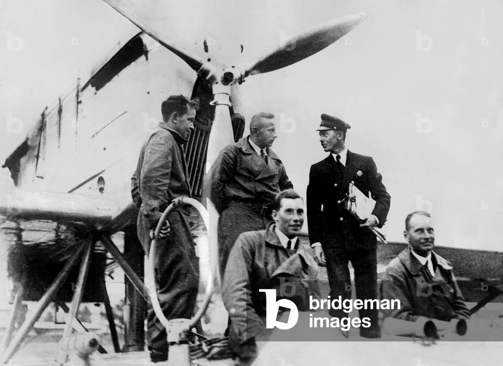 Image of Wolfgang von Gronau during his flight around the Earth, 1932